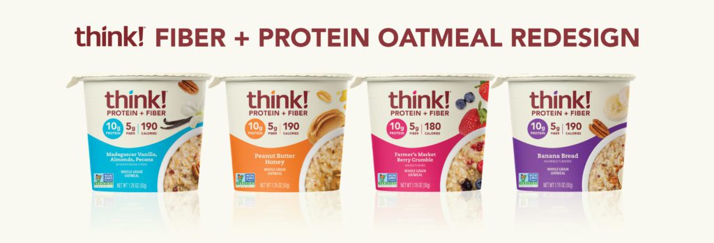 think! Launches New Eye-Catching Protein Oatmeal - The Creative Pack